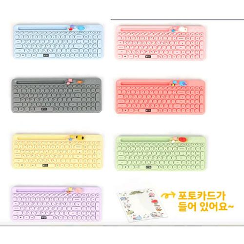 Promo Multi Pairing Wireless Keyboard BT21 Ori Korea Keyboard Hangul ...