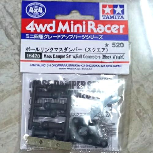 Jual Tamiya 15478 Mass Damper Set W/ Ball Connectors (Block Weight ...
