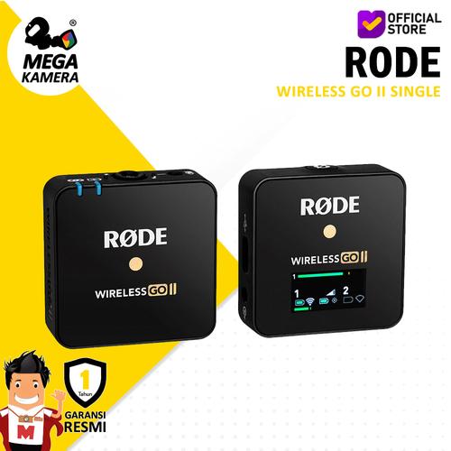 Promo Rode Wireless GO II Single Compact Digital Wireless Microphone ...