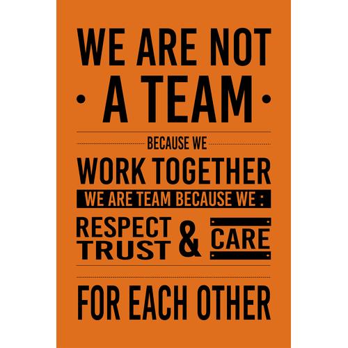 Promo POSTER SIGN KAYU MOTIVASI - WE ARE NOT A TEAM 40X60 - Kab. Bogor ...