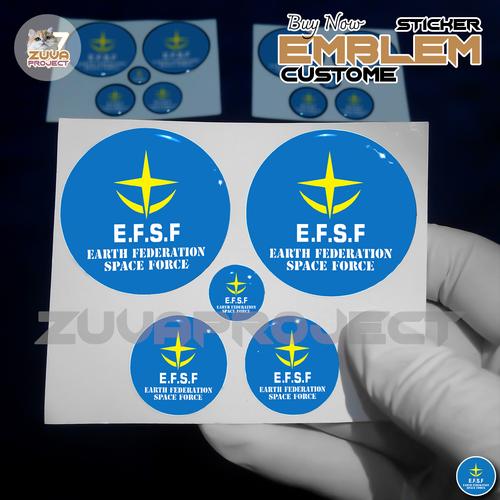 Jual LOGO GUNDAM EFSF EMBLEM NMAX DAN AEROX LEXI STIKER - Kab ...