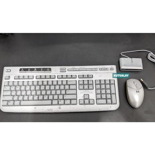 Jual Paket Keyboard Mouse Wireless Multimedia HP USB Vintage Jadul ...