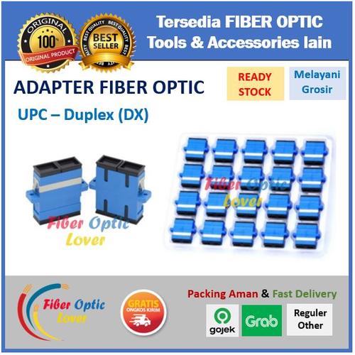 Jual ADAPTER FIBER OPTIK DUPLEX SC-UPC DX - KONEKTOR ADAPTOR SC UPC ...