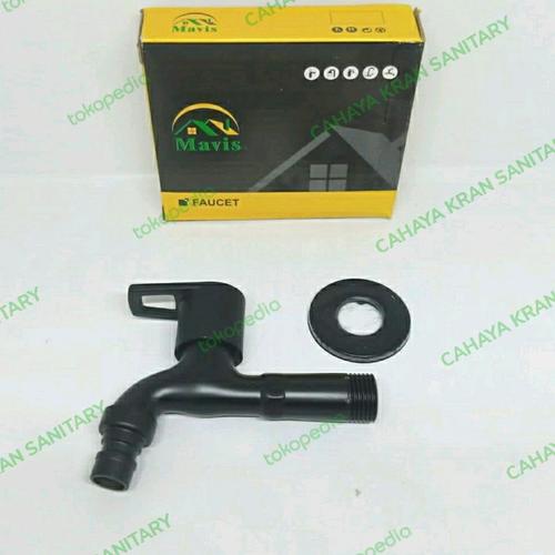 Jual MURAH KRAN TAMAN KRAN DINDING/KRAN TEMBOK/KRAN AIR FULL HITAM ...