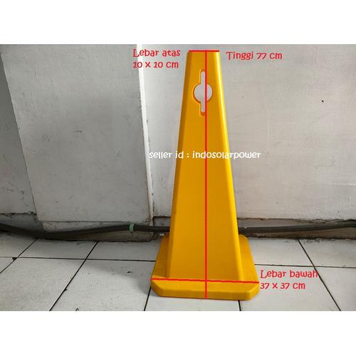 Jual Rambu sign cone kuning DILARANG PARKIR No parking Ruko Rukan ...