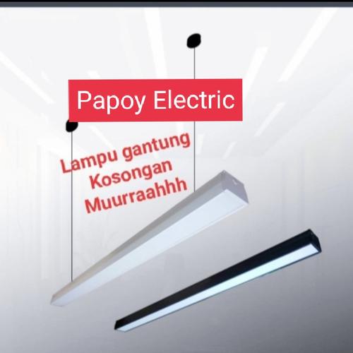 Jual Lampu Gantung Set TL T8 Philips 1x16w Hanging Lamp Minimalis ...