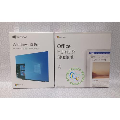 Jual Paket Windows 10 Pro FPP BOX & Ms. Office 2019 Home & Student BOX ...