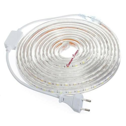 Jual LAMPU LED SELANG 5050 5 METER LAMPU STRIP 5M HIAS PLAFON SMD 220V ...
