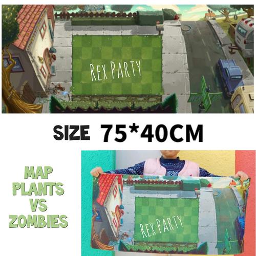 Jual Map Plants vs Zombies/Peta Plants vs Zombies/Alas Main Plant vs ...