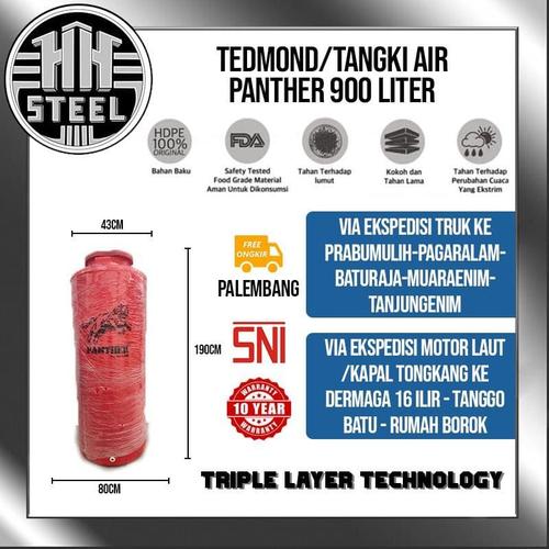 Jual Tangki Air / Tandon /Toren / Tedmon / Tedmond merk Panther 1200 ...