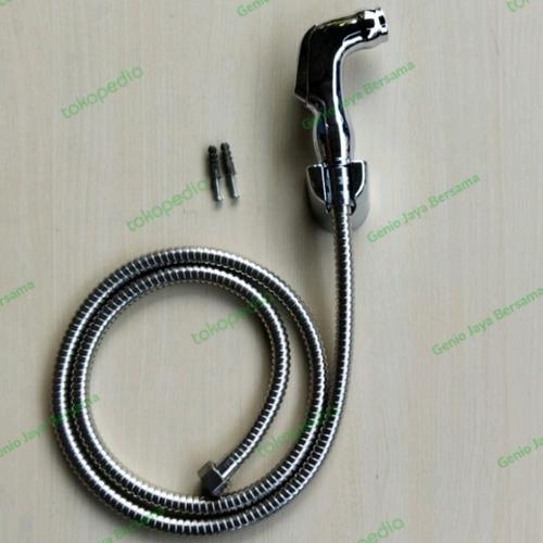 Promo Jet Shower Toilet Cebok WC Chrome Slang Stainless 150 Cm - SSZA+ ...