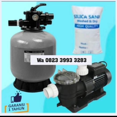 Jual SAND FILTER 16" + POMPA 3/4HP + PASIR VENEZIA-EMAUX - Jakarta ...