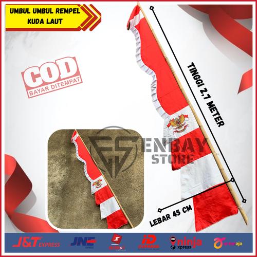 Jual BENDERA UMBUL UMBUL MODEL KUDA LAUT - 2.Biru B - Kab. Garut ...