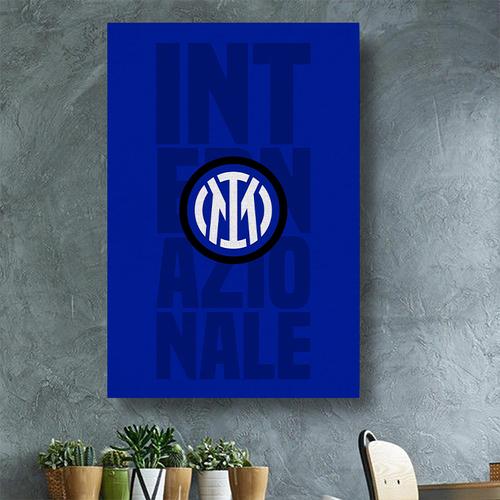 Jual INTER MILAN Poster Bola frame Kayu A3+(31x46cm) Inter Milan New ...
