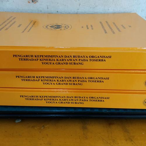 Jual hard cover skripsi jilid - Kota Bandung - aas print | Tokopedia