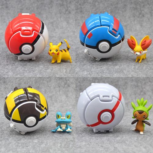 Jual Pokeball 1 Piece Figure Pokemon Figure Pikachu - Biru - Jakarta ...