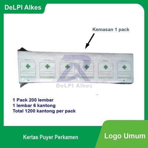 Jual Kertas Puyer Perkamen Bungkus Obat Logo Kesehatan Umum - PACK ...