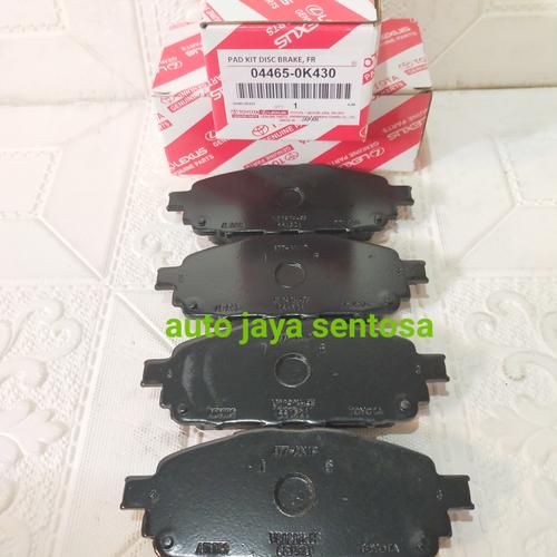 Jual brake pad kampas rem depan toyota innova reborn original japan ...
