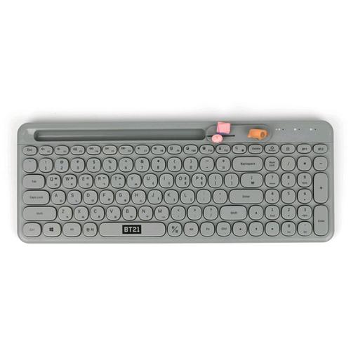 Promo 🇰🇷Multi Pairing Wireless Keyboard BT21 Ori Korea Keyboard Hangul ...