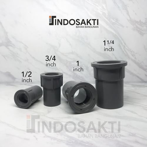 Jual Sambungan Pipa PVC Rucika AW Sok Drat Lurus Tee Knee Elbow 1/2, 3/ ...