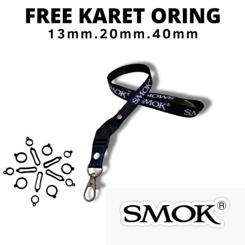Jual Lanyard SMOKE tali lanyard DISTRO gantungan kunci name tag pods ...