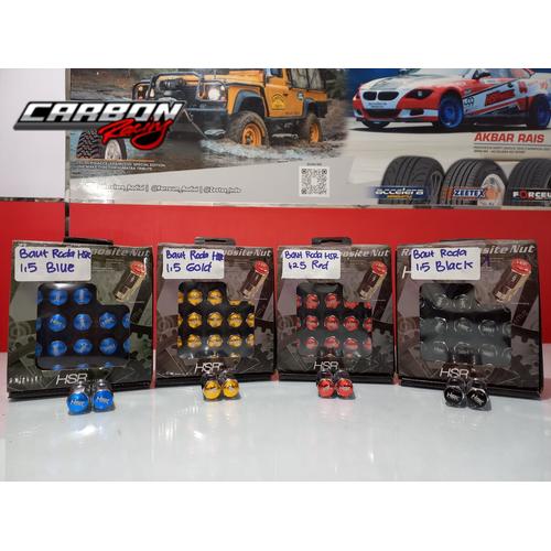Jual MUR BAUT RODA VELG RACING MOBIL UNIVERSAL HSR LUGNUT - Merah ...