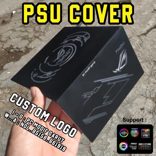 Jual psu cover case cougar rainbow led atas dan bawah - rgb 1 sisi ...