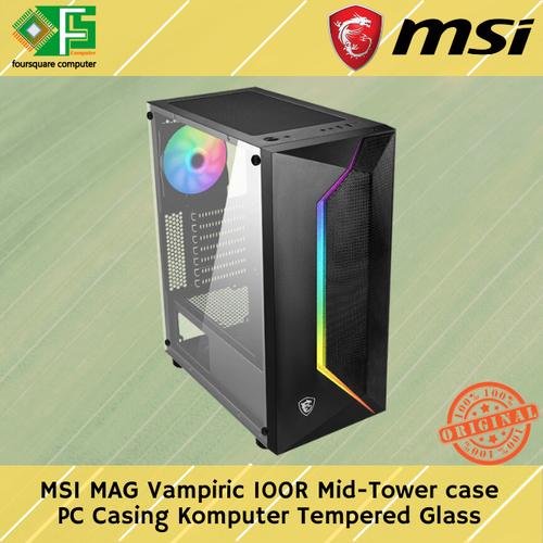 Jual PC Casing MSI MAG Vampiric 100R Case CPU Komputer Gaming Mid-Tower ...
