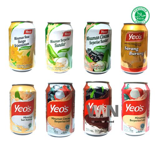 Jual Yeos Drink 300ml 24pcs / 1 dus-Yeo's Minuman Kaleng / Yeos All ...