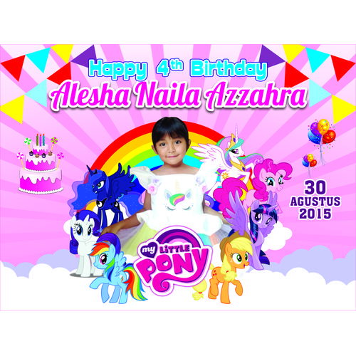 Jual Spanduk / Banner Ulang Tahun Anak - Anak Perempuan 2x1.5m - LOL 01 ...