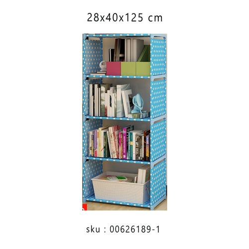 Promo Rak Buku /Lemari Baju Bongkar Pasang / lemari Portable / Rak ...