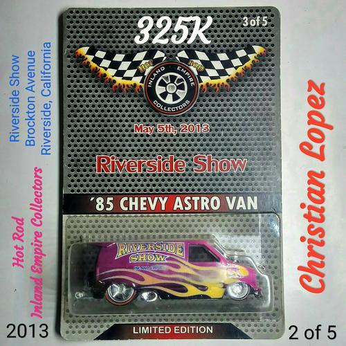 Jual Hot Wheels Chevy Astro Van Hot Rod Riverside Show California Event ...