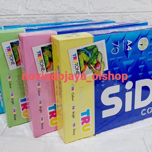 Jual Kertas HVS Warna A4 70 gsm SIDU - Kertas Warna 500 lembar - Merah ...