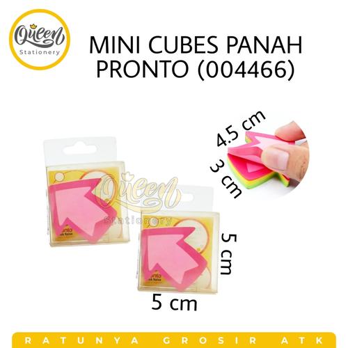 Jual MINI CUBES PANAH PRONTO / STICK NOTE / STICKY NOTE / MEMO - Kab ...