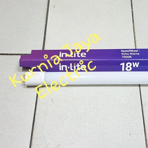 Jual INLITE Lampu TL LED Tube Light Neon T8 18W Putih INT8G018 120CM ...