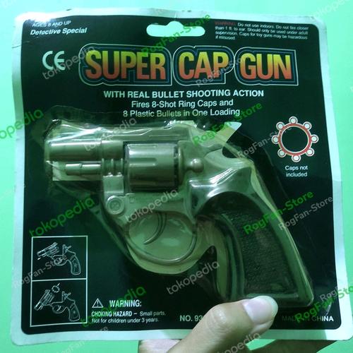 Jual pistol dapes doblis dompis super cap gun jadul vintage - Kota ...