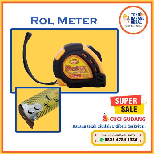 Jual Rol Meter Karet Dcota / D'cota Measuring Tape / Meteran DMT - Kota ...