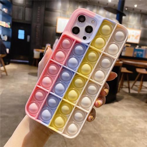Jual NEW !! GL RAINBOW CASE POP IT IPHONE 7/8 7/8 PLUS X/XS XR 11 12 ...