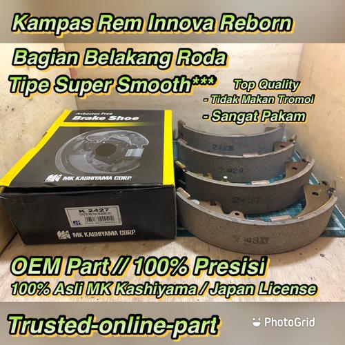 Jual Kampas Rem Innova Reborn Belakang 100% Asli MK Kashiyama - Kota ...