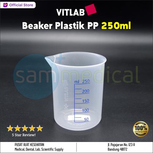 Jual Vitlab Beaker Plastik PP 250ml - Kota Bandung - SAM MEDICAL ...