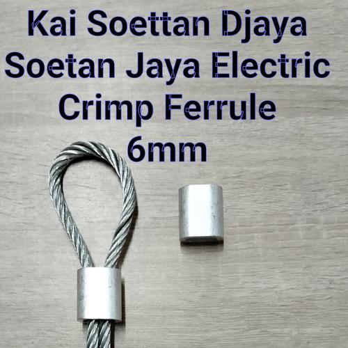 Jual crimp ferrule 6mm / skun ferrule 6mm / ferrule 6mm aluminium ...