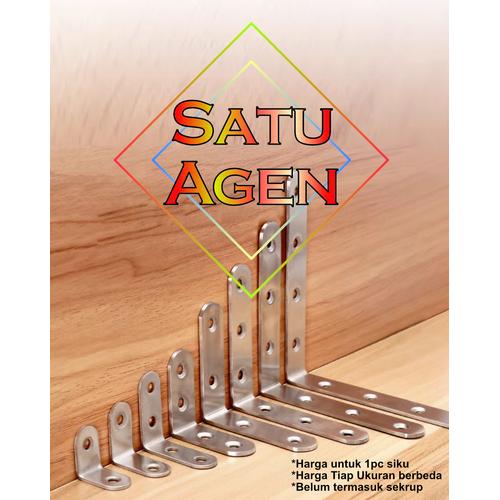 Jual Siku Plat Besi L Rak Penyangga Ambalan Hambalan Kaki Meja Kursi ...