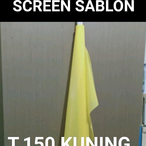 Jual KAIN MONYL SCREEN SABLON T.150 KUNING LEMON (LEBAR 150) - 160 cm ...