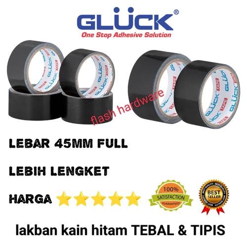 Jual Lakban kain hitam Cloth tape 4,5cm tebal dan tipis - Jakarta Utara ...