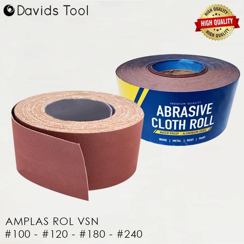 Jual Amplas Rol Roll Kertas Gosok Meteran Kayu Vsn Tembok - #100 - Kota ...