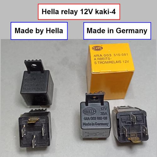 Jual HELLA - Relay 12V - Kaki 4 - Made By Hella - Kab. Pasuruan ...