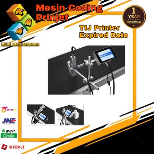 Jual Mesin Coding Prinjet TIJ Printer Expired Date Dan Conveyor 1.5 ...