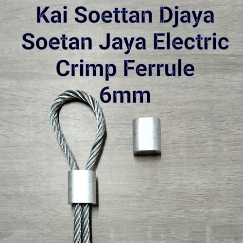Jual crimp Ferrule 6mm / skun ferrule 6mm / ferrule 6mm aluminium ...