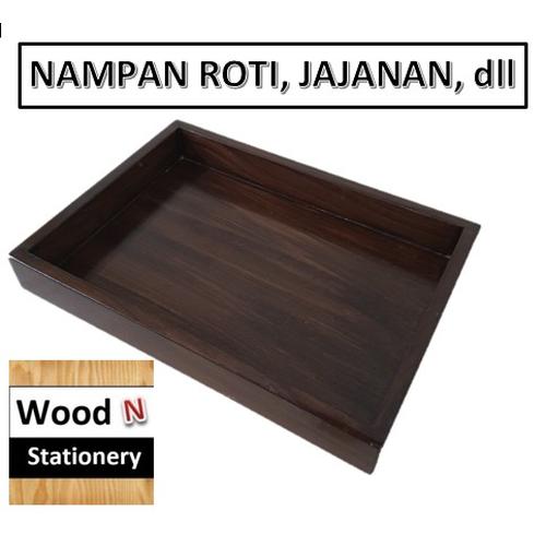 Jual Nampan Roti / Nampan Kayu Vernis Coklat tua - Kab. Sidoarjo - Wood ...