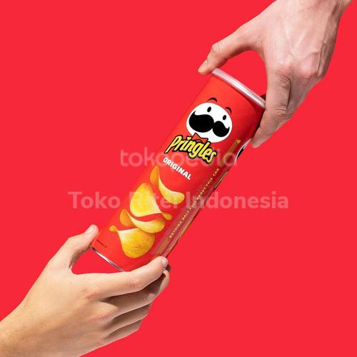 Jual PRINGLES POTATO CHIPS/PRINGLES ORIGINAL/PRINGLES CHEESY CHEESE ...